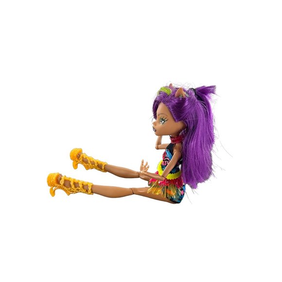 Mattel | Toys | Monster High Clawdeen Wolf Doll 1 Purple Green Hair ...